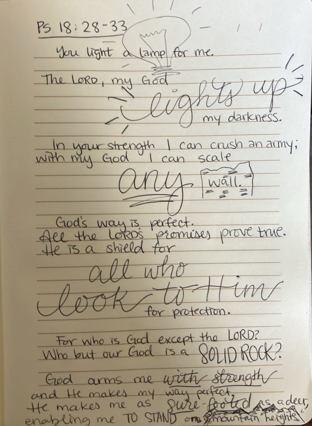 You Light a Lamp for Me: meet the One who produces quiet hearts in dark ...